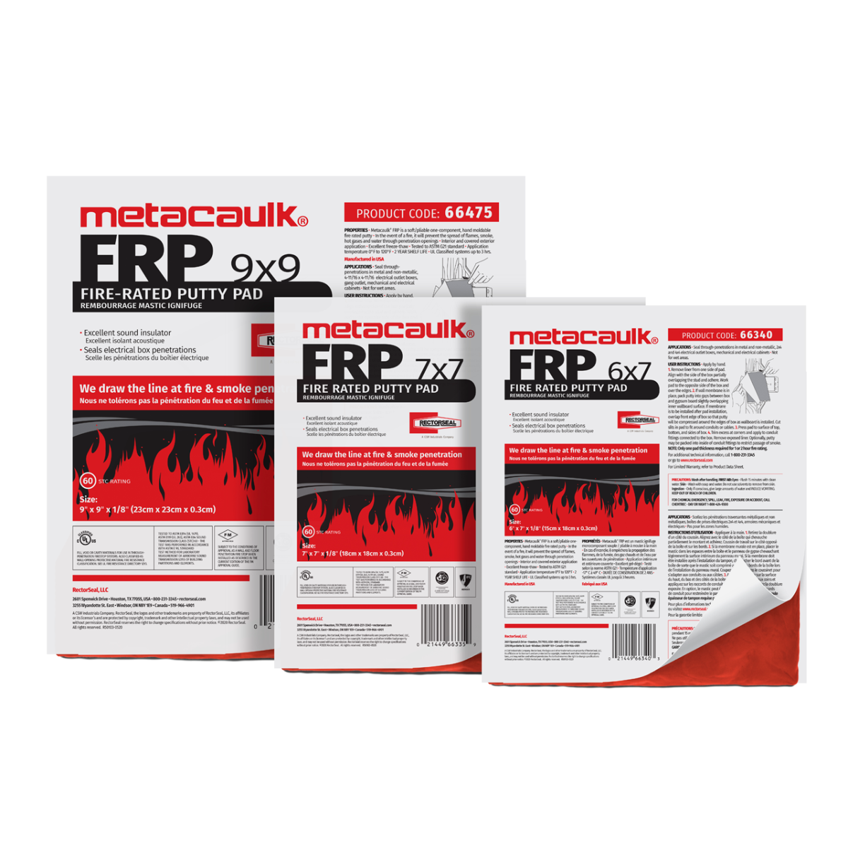 Metacaulk Fire-Rated Putty Pads - Unified Architectural